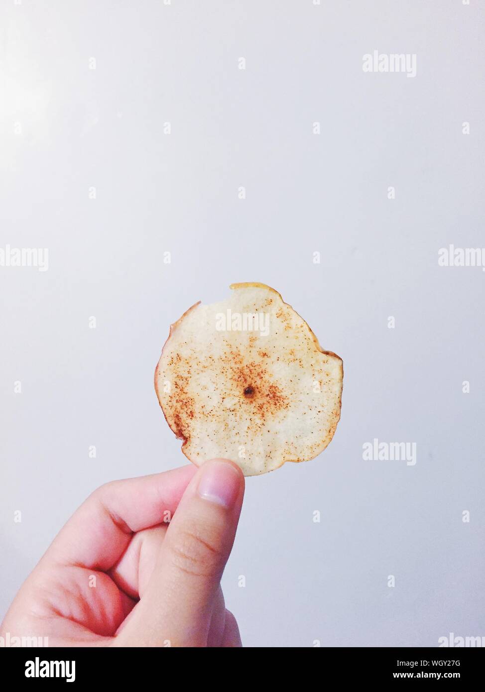 Hand on chip hi-res stock photography and images - Alamy