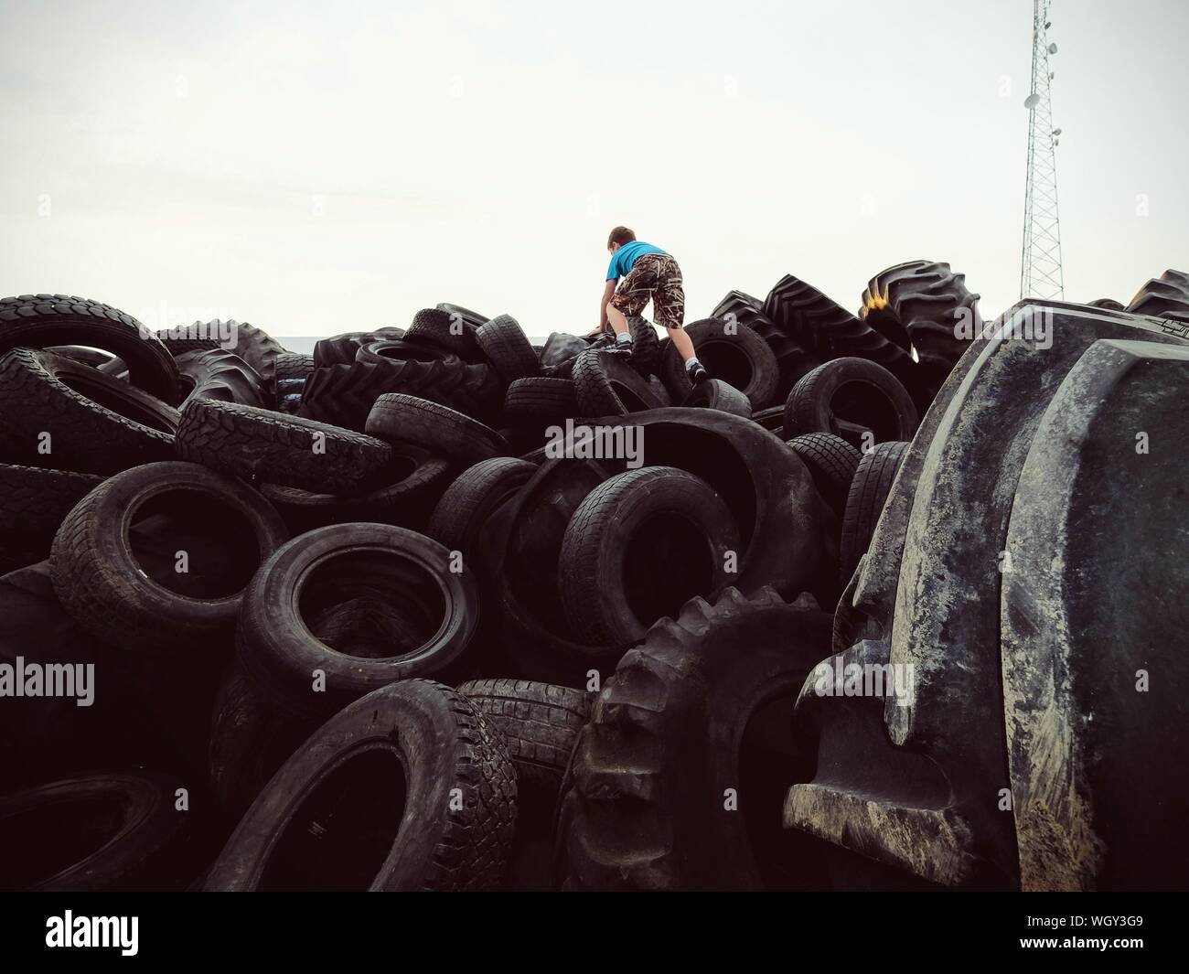 Large rear tires hi-res stock photography and images - Alamy