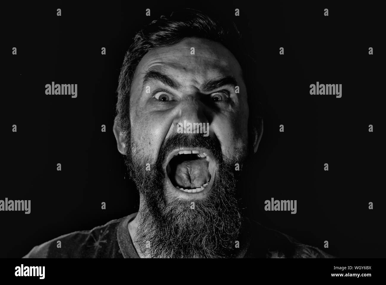 Angry men shouting hi-res stock photography and images - Alamy