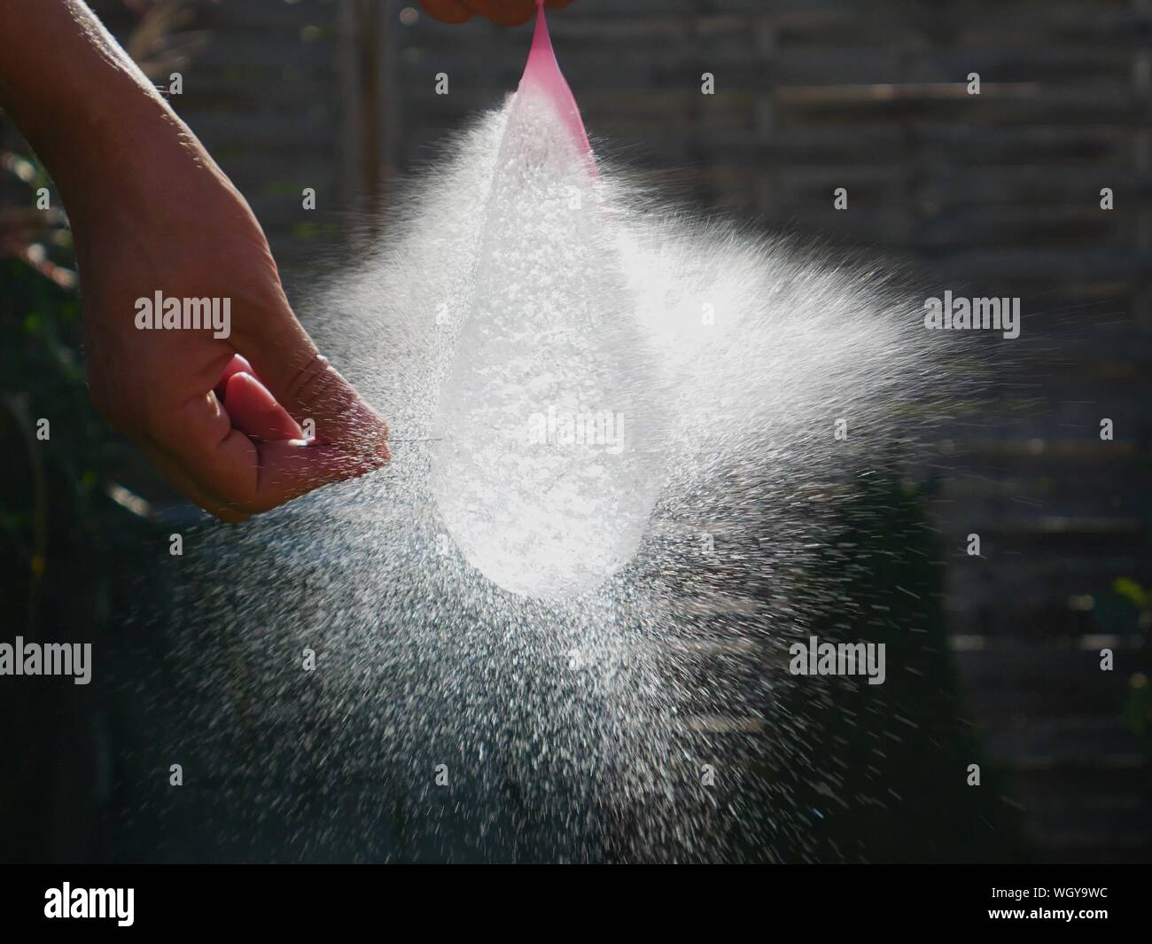 Water Balloon Bursting Stock Photos & Water Balloon Bursting Stock ...