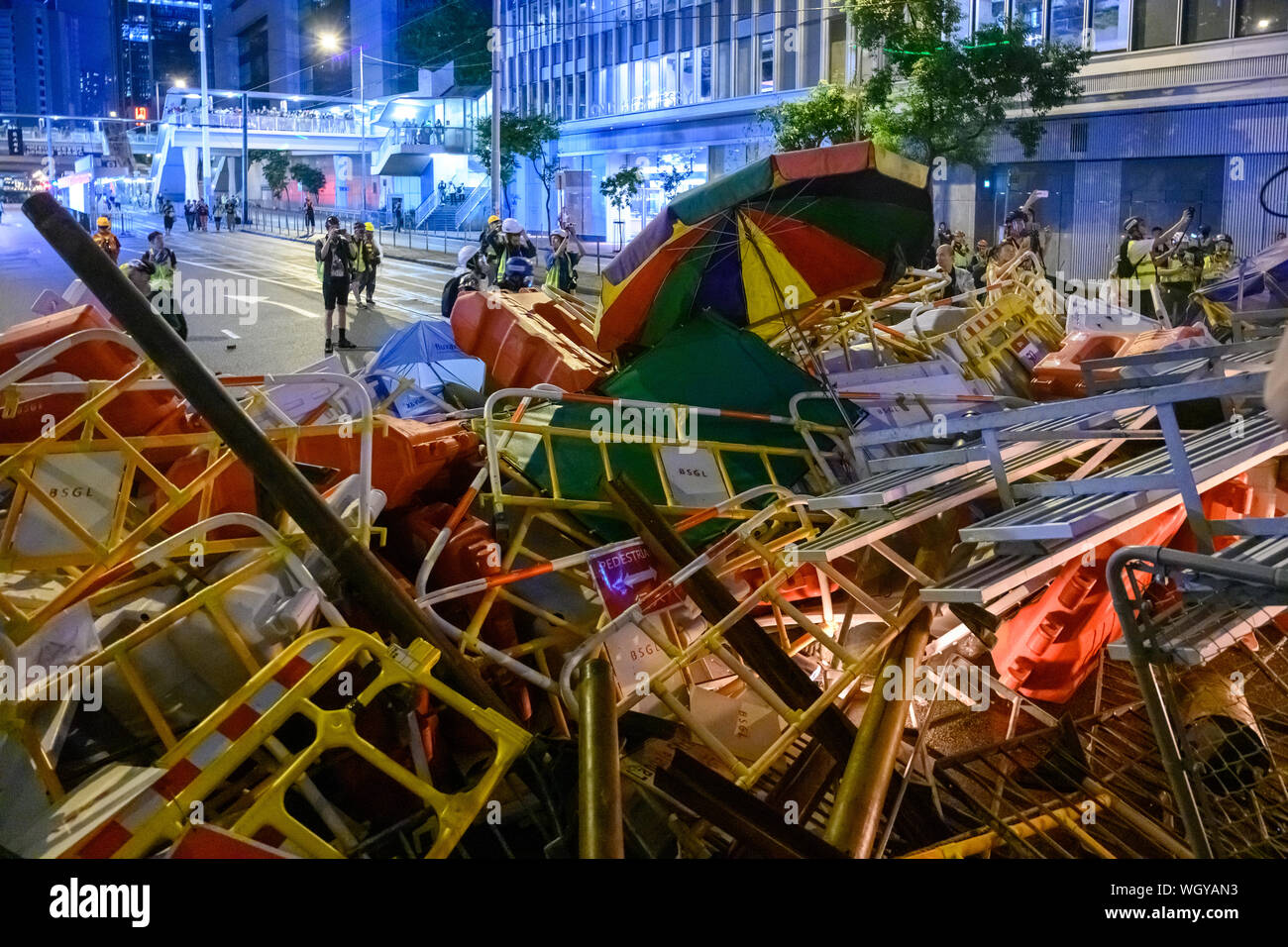 Hong Kong - Aug 31, 2019: Protest against extradition law in Hong Kong ...
