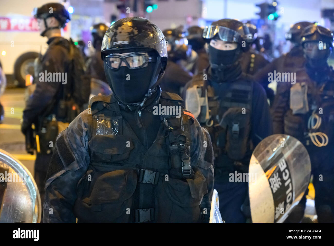 Hong Kong - Aug 31, 2019: Protest against extradition law in Hong Kong ...