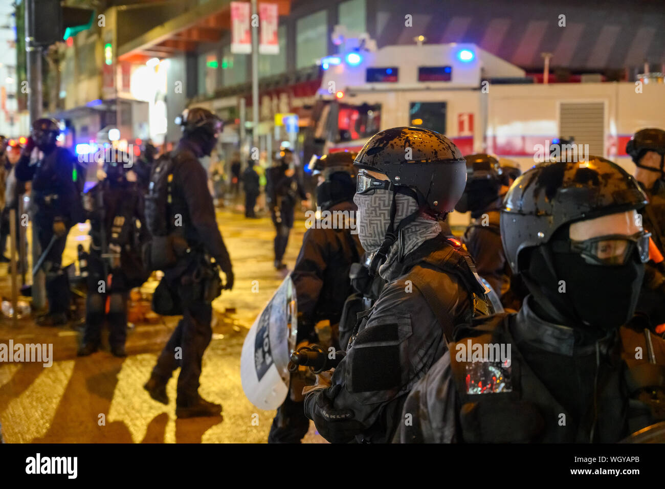 Hong Kong - Aug 31, 2019: Protest against extradition law in Hong Kong ...
