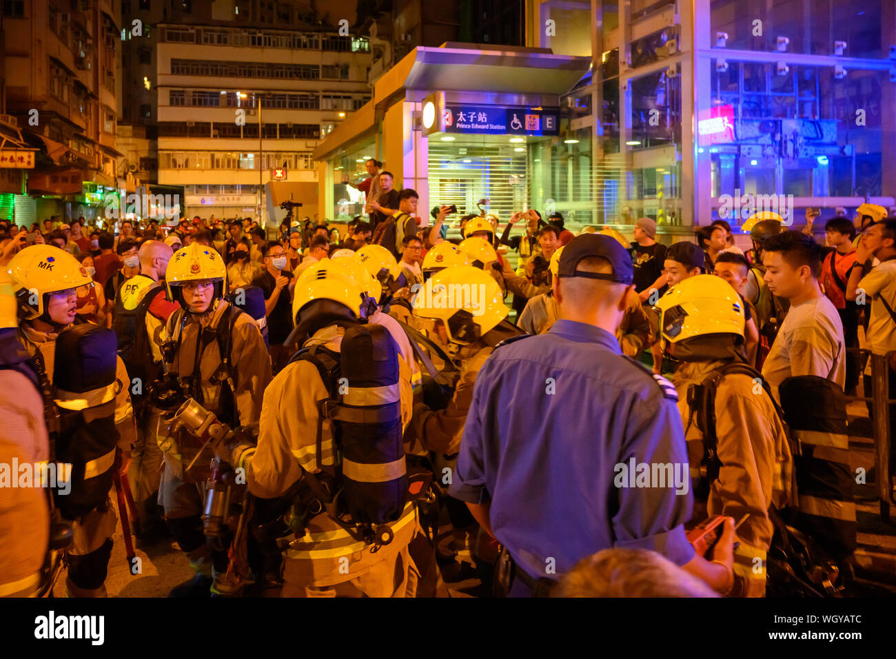 Hong Kong - Aug 31, 2019: Protest against extradition law in Hong Kong ...