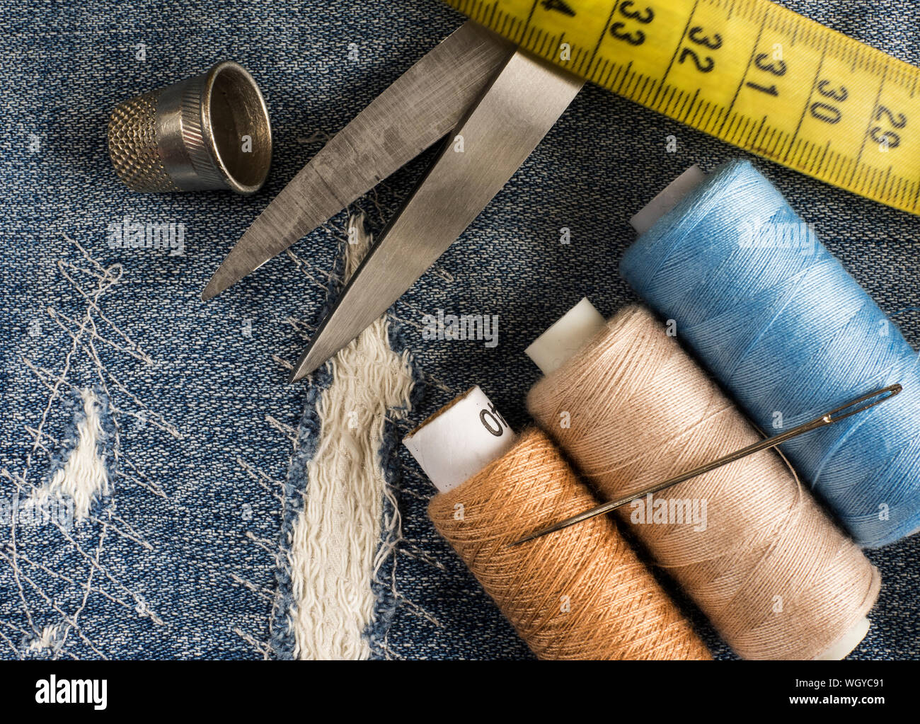 Sewing Materials Stock Photos & Sewing Materials Stock Images - Alamy
