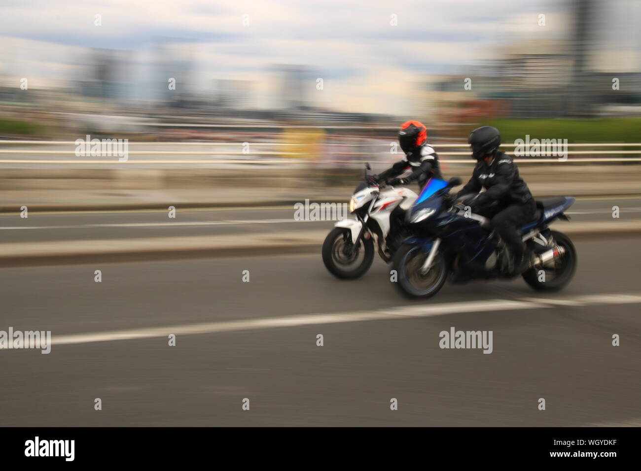 Blurred motorcycles hi-res stock photography and images - Alamy