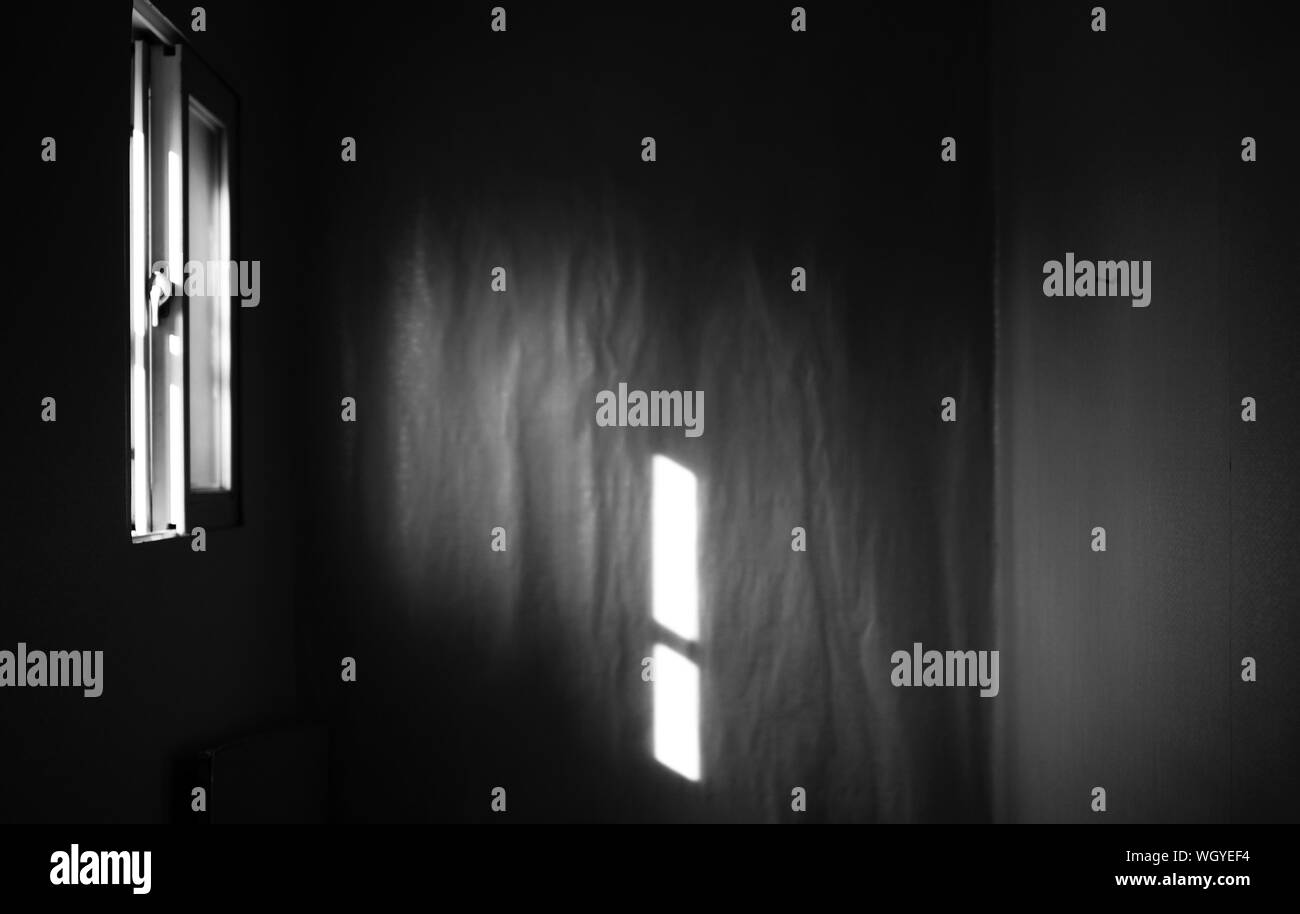 Falling through window Black and White Stock Photos & Images - Alamy