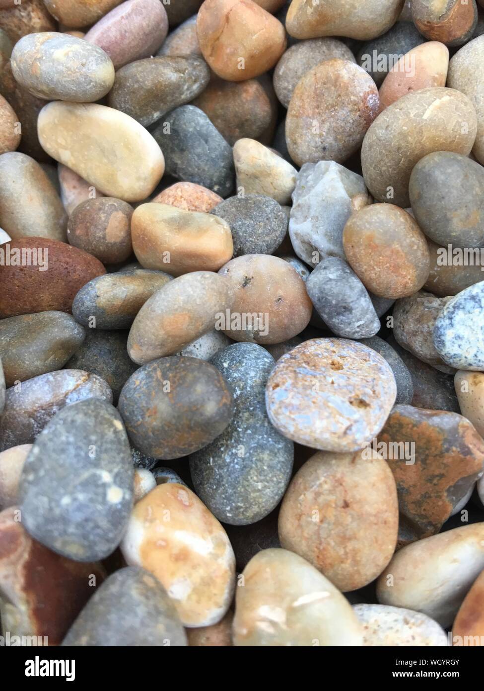 Large grey smooth pebbles hi-res stock photography and images - Alamy
