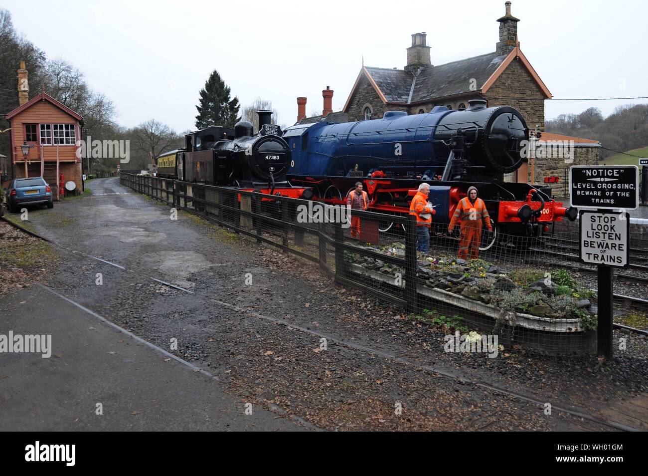 Staff shunting locomotives including Longmoor MIlitary Railway 2-10-0 ...