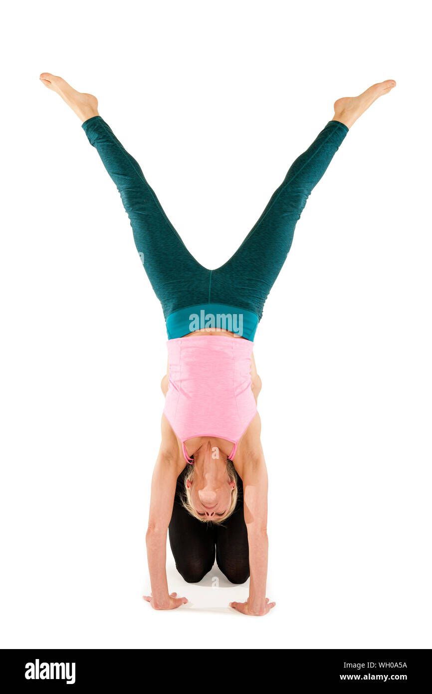 Handstand two hi-res stock photography and images - Alamy