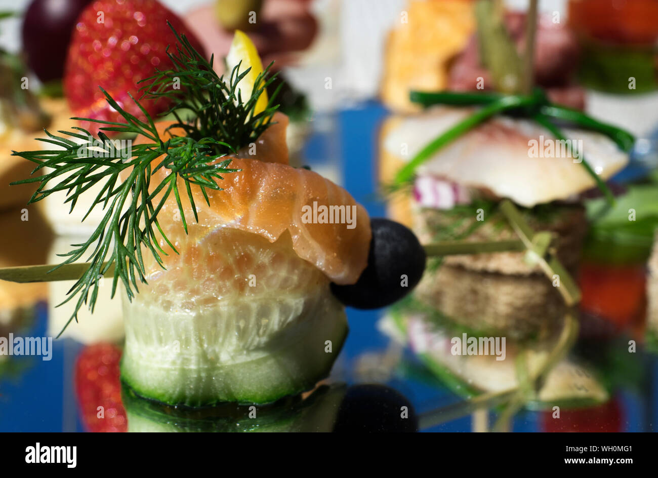 Canape platter hi-res stock photography and images - Alamy