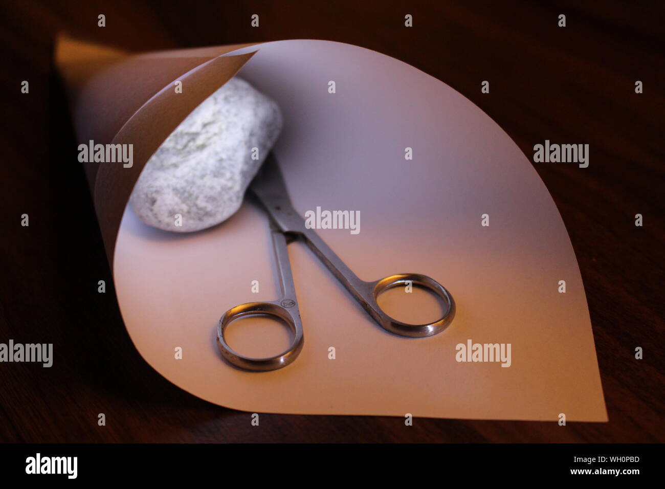 Scissors paper stone hi-res stock photography and images - Alamy