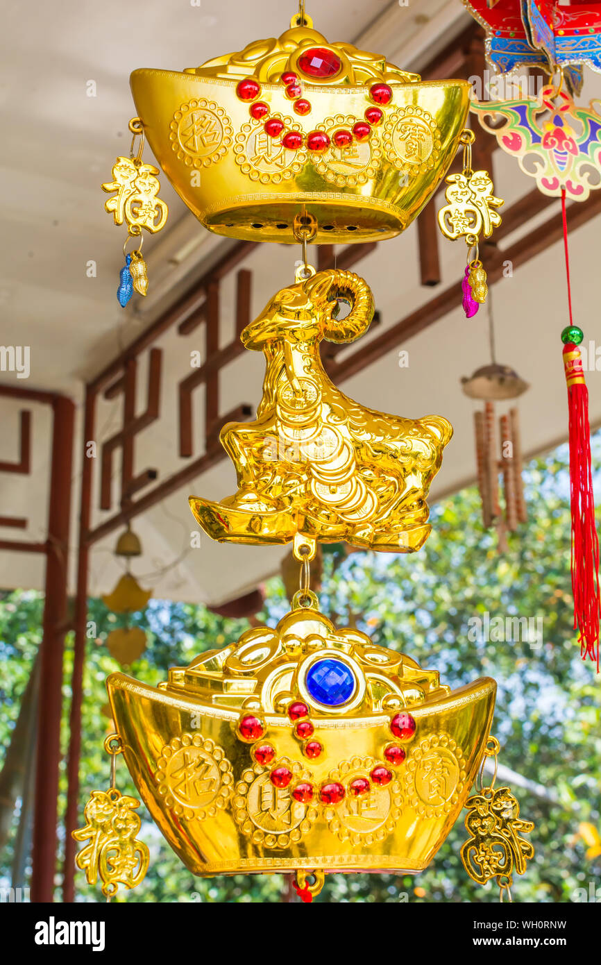 Temple decorations hi-res stock photography and images - Alamy