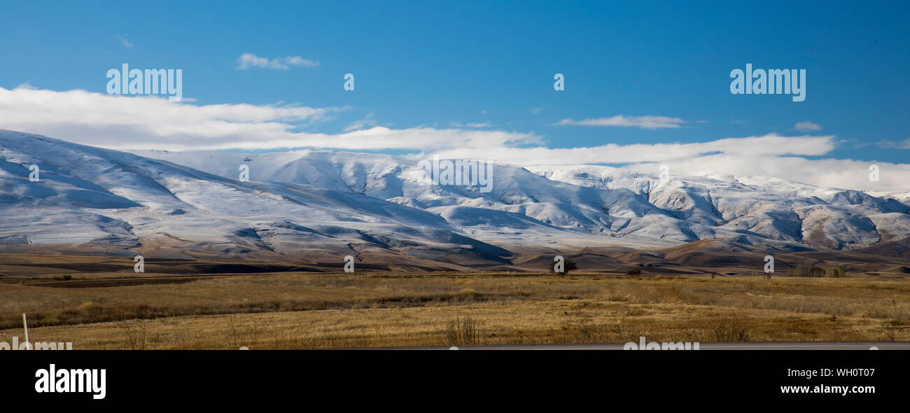 Wonderful Top view panorama Mountain Landscape Stock Photo - Alamy