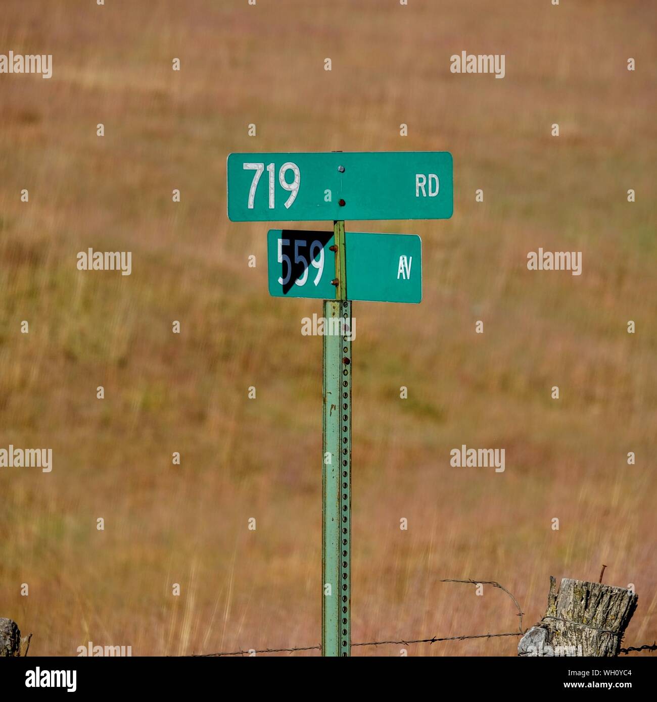 Green direction signs hi-res stock photography and images - Alamy