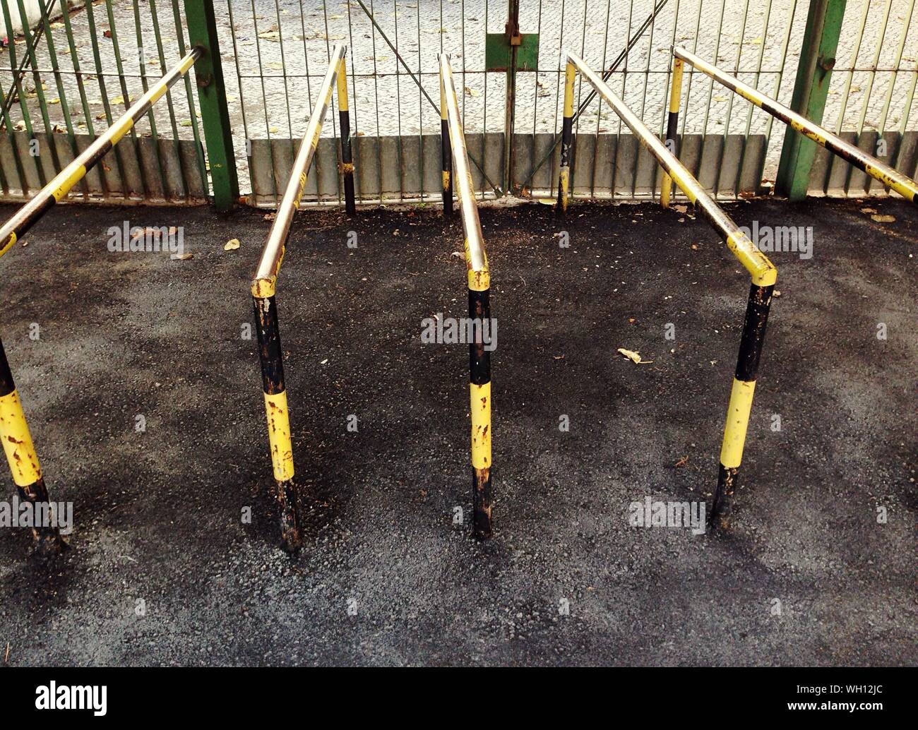 Metal barricades hi-res stock photography and images - Alamy