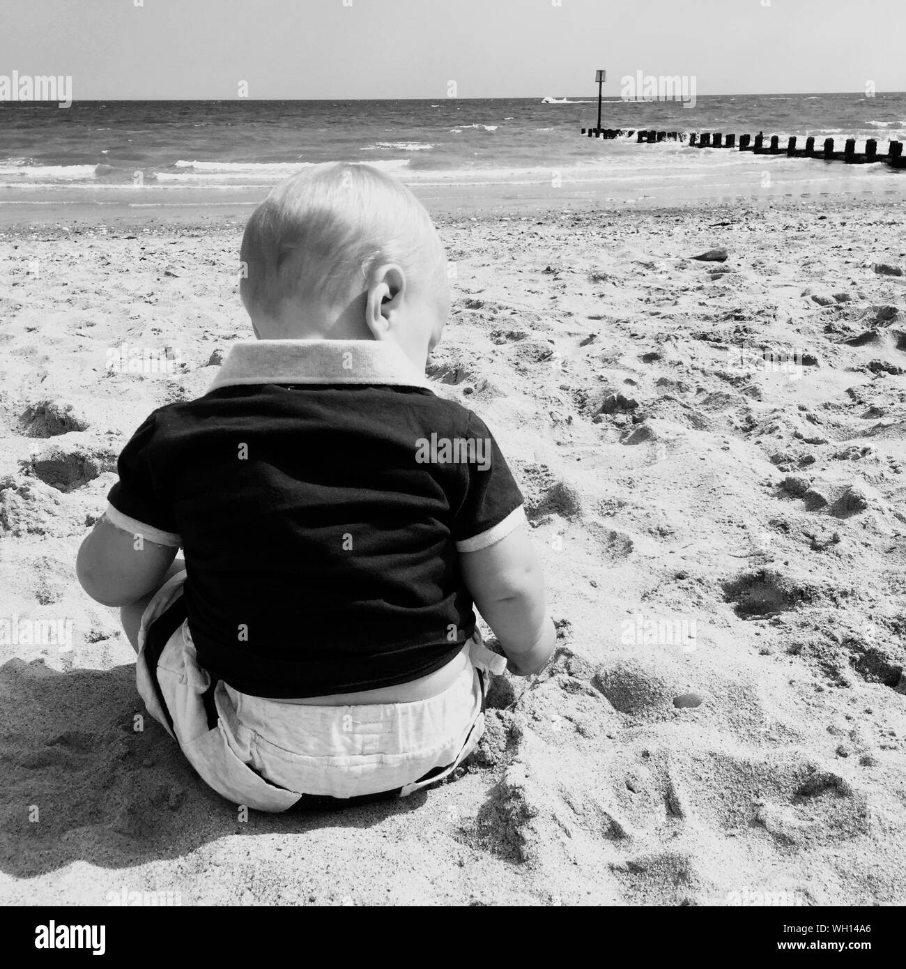 Babyhood playful Black and White Stock Photos & Images - Alamy