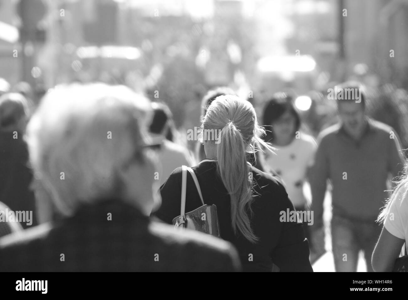 Crowd of men on street hi-res stock photography and images - Alamy
