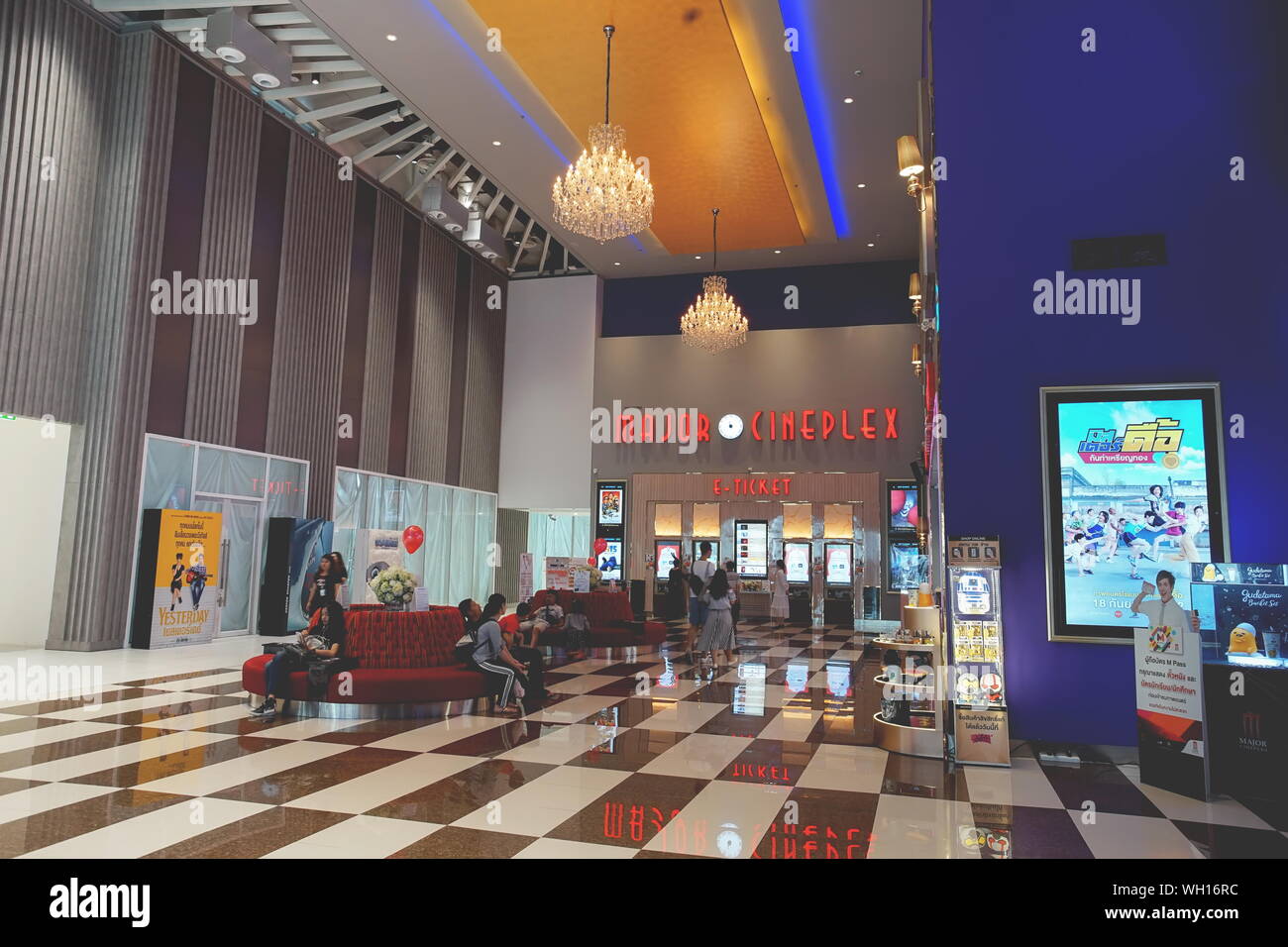 Bangkok, Thailand - August 31, 2019: The biggest brand of movie theater ...