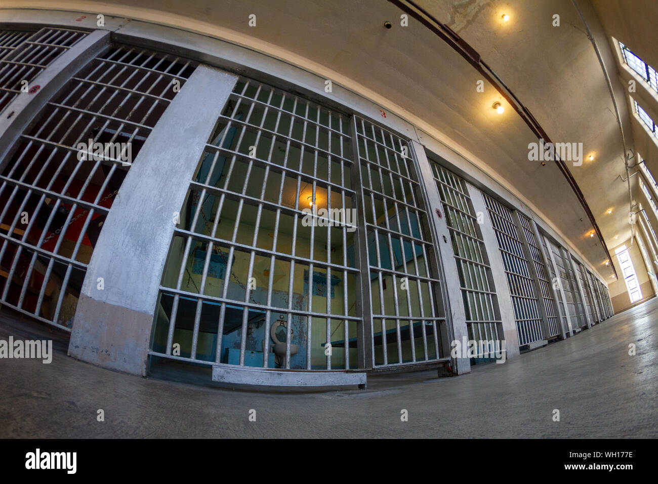 Jail bars open hi-res stock photography and images - Alamy