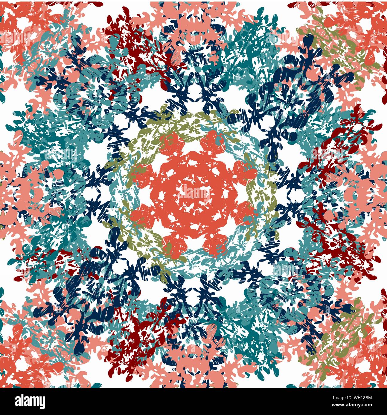 abstract colored objects vector illustration colorful background grunge ...