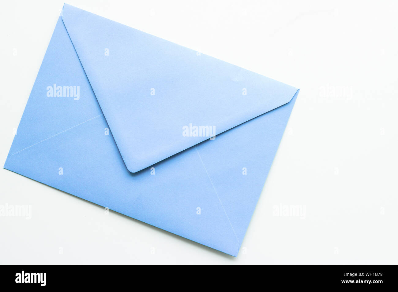 Postal service, newsletter and greeting card concept - Blank paper ...