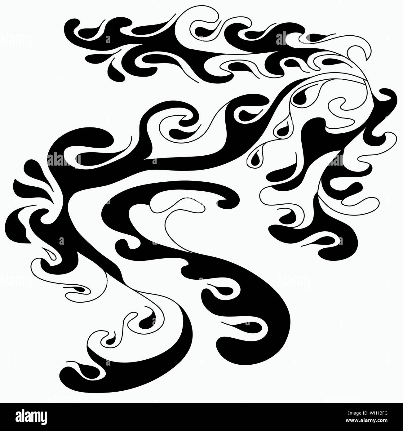 abstract vector illustration of a classic style on a white background ...
