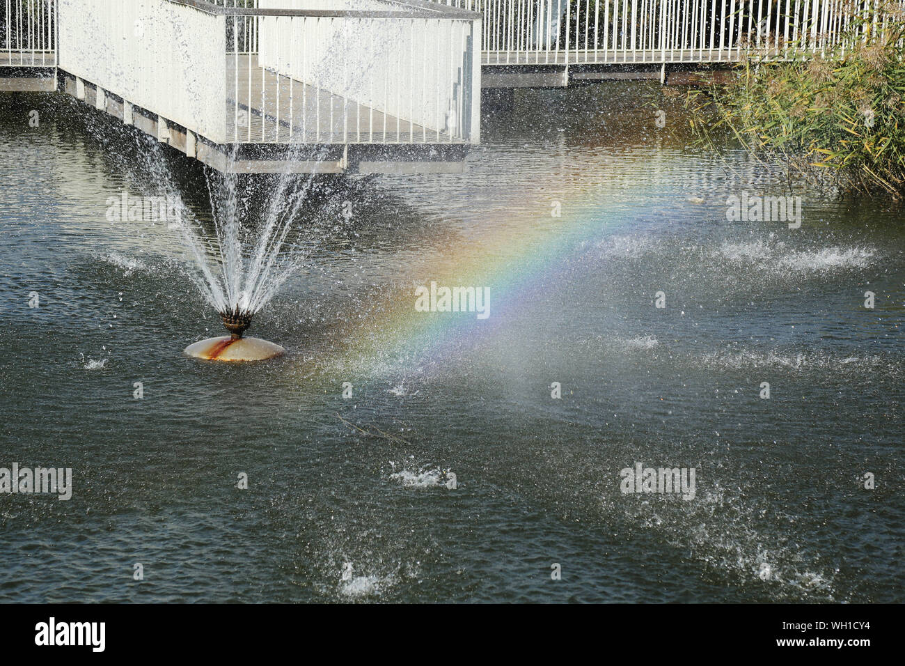 Water Spraying From Fountain High Resolution Stock Photography and ...