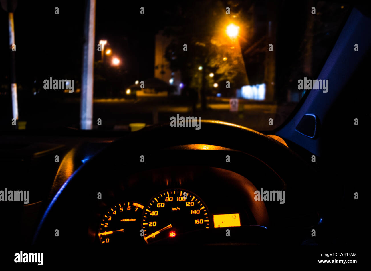 Speedometer on windshield hi-res stock photography and images - Alamy