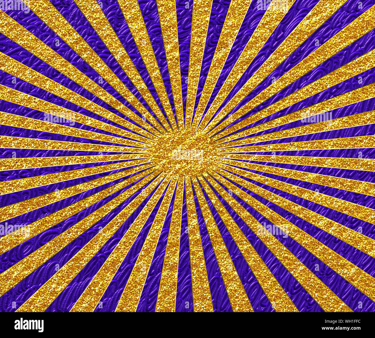 Decorative purple and gold texture with glitters as abstract background ...