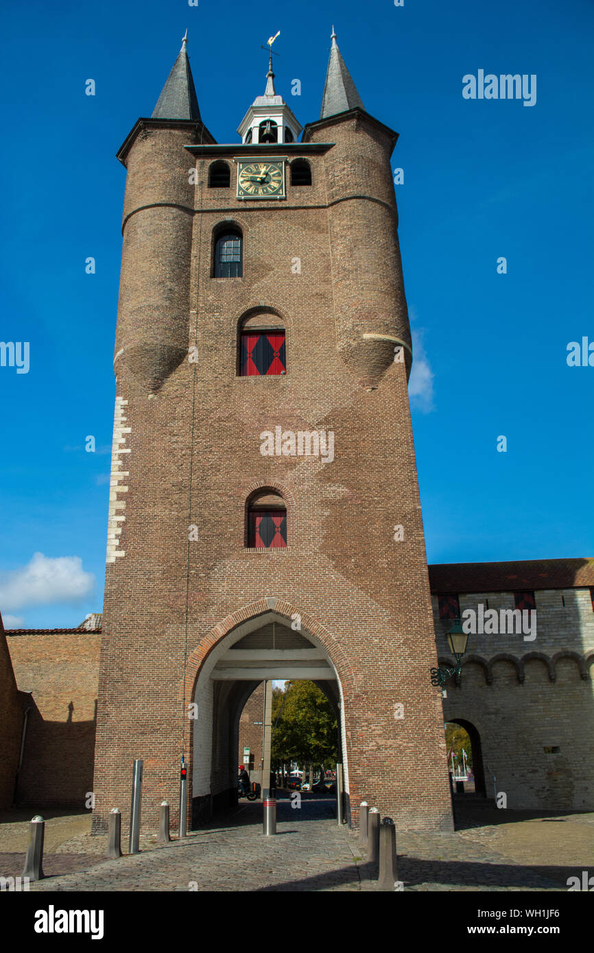 15th of September 2018, Zierikzee, Zeeland, The Netherlands: Oude Haven ...