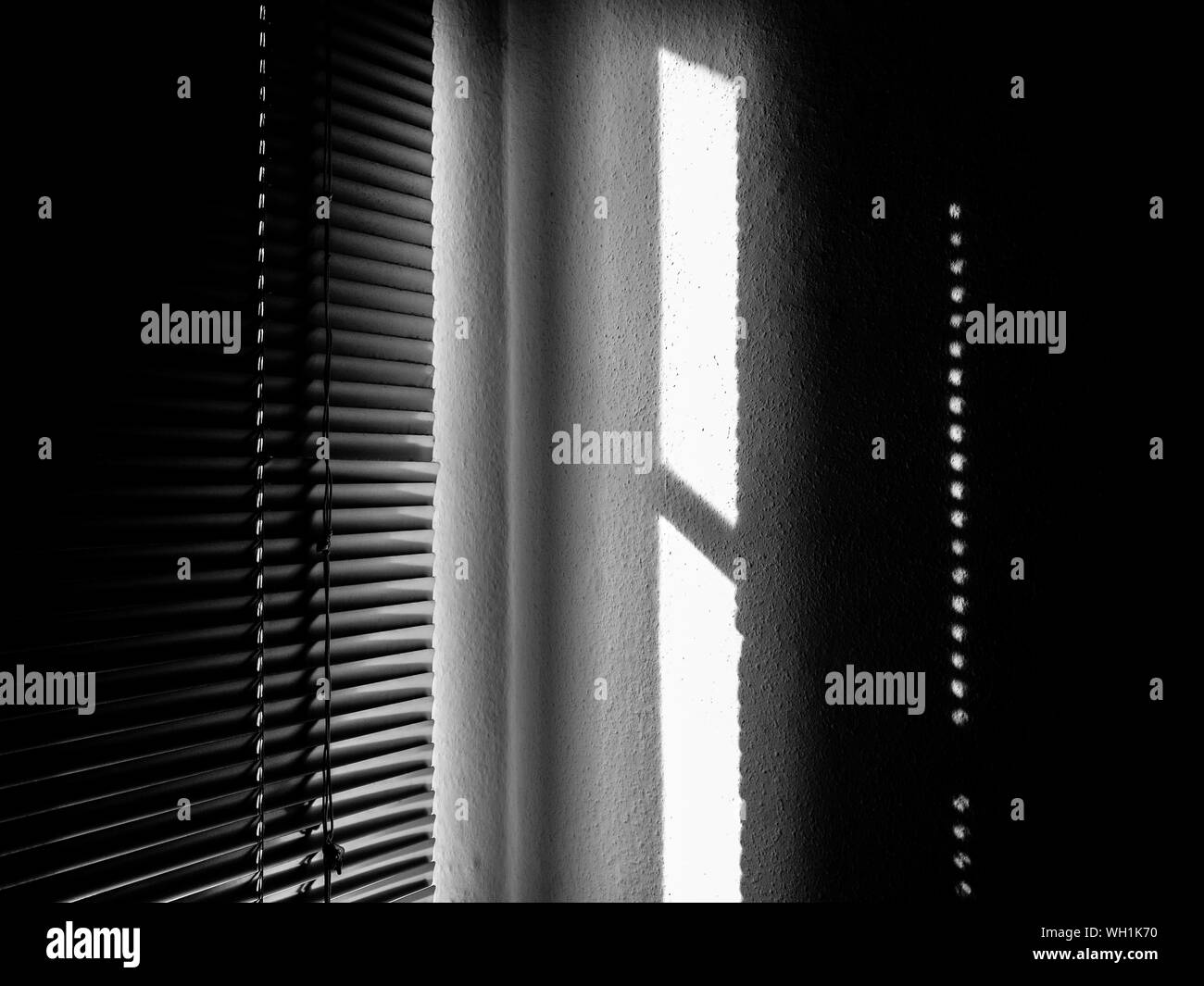 Blinds shadow Black and White Stock Photos & Images - Alamy