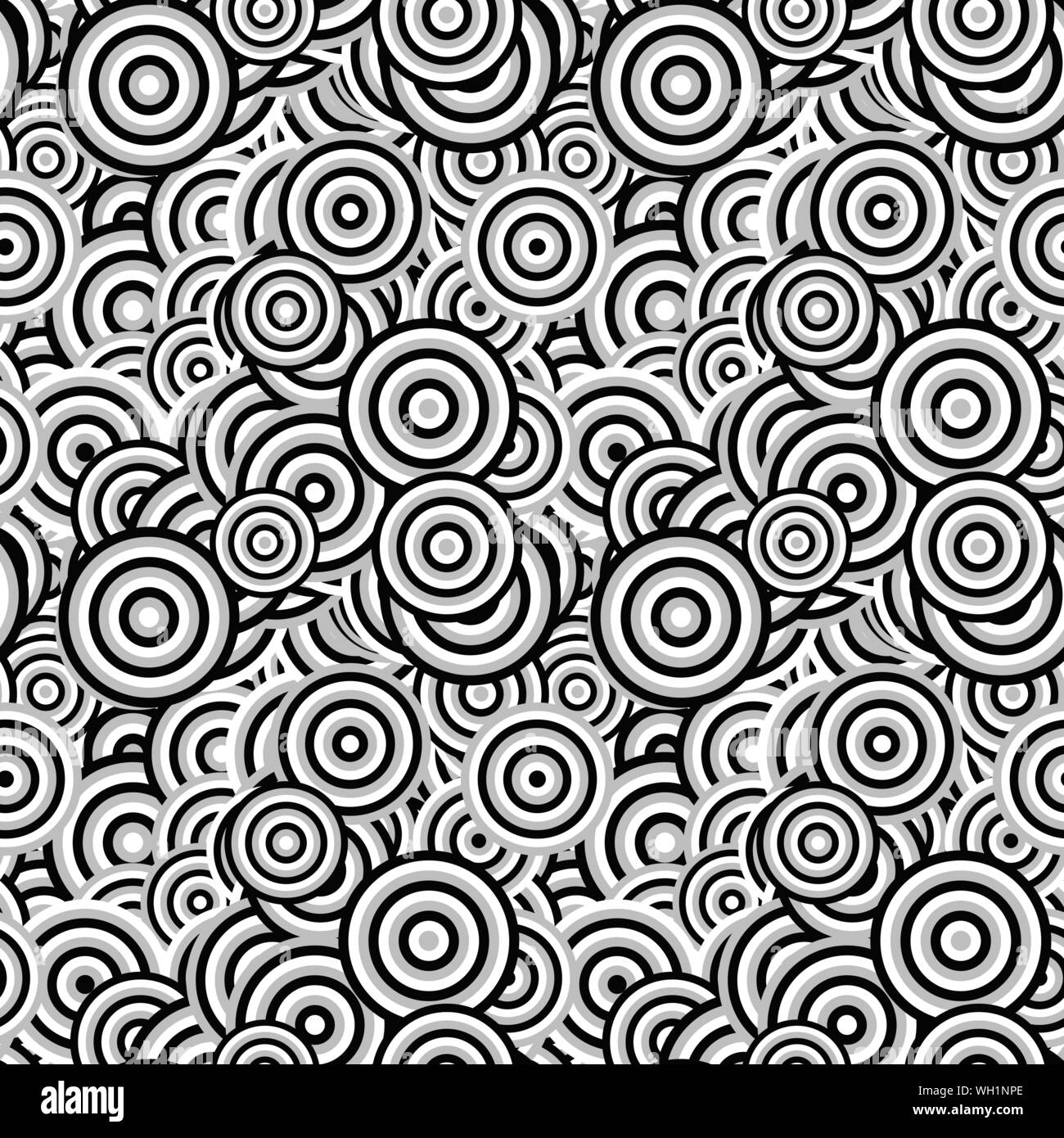 Abstract Geometrical Circle Pattern Background Design Color Vector