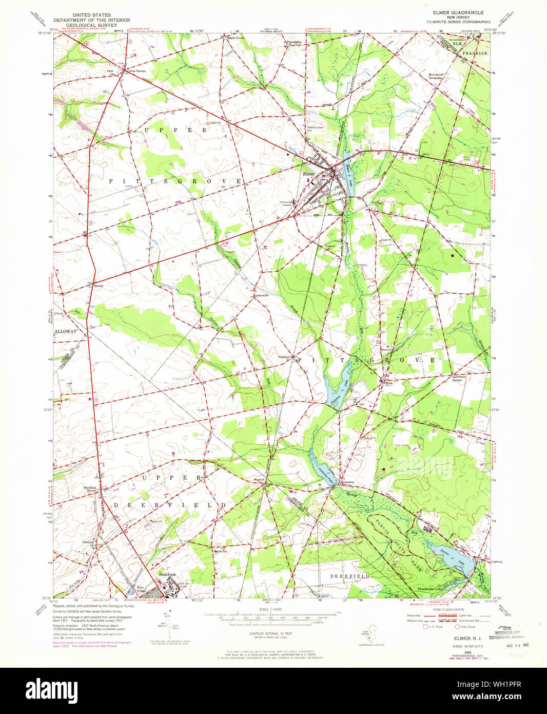 Map of elmer hi-res stock photography and images - Alamy
