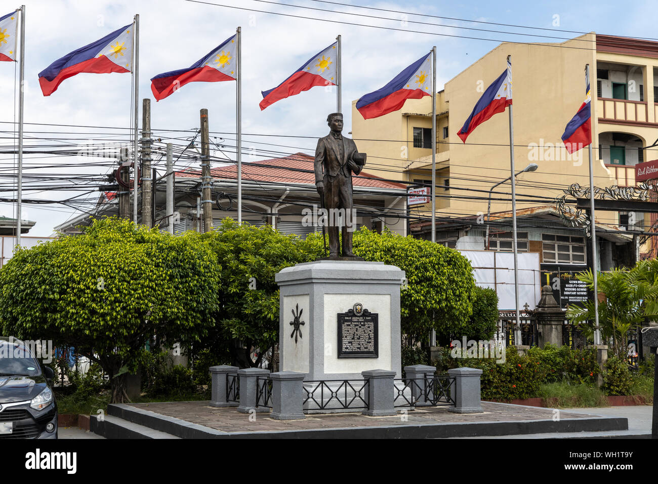 Philippines Hero Emilio Aguinaldo Monument at Malolos, Philippines ...