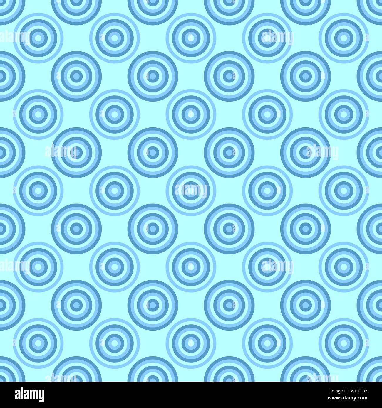 Seamless geometric circle pattern background - vector graphic Stock ...