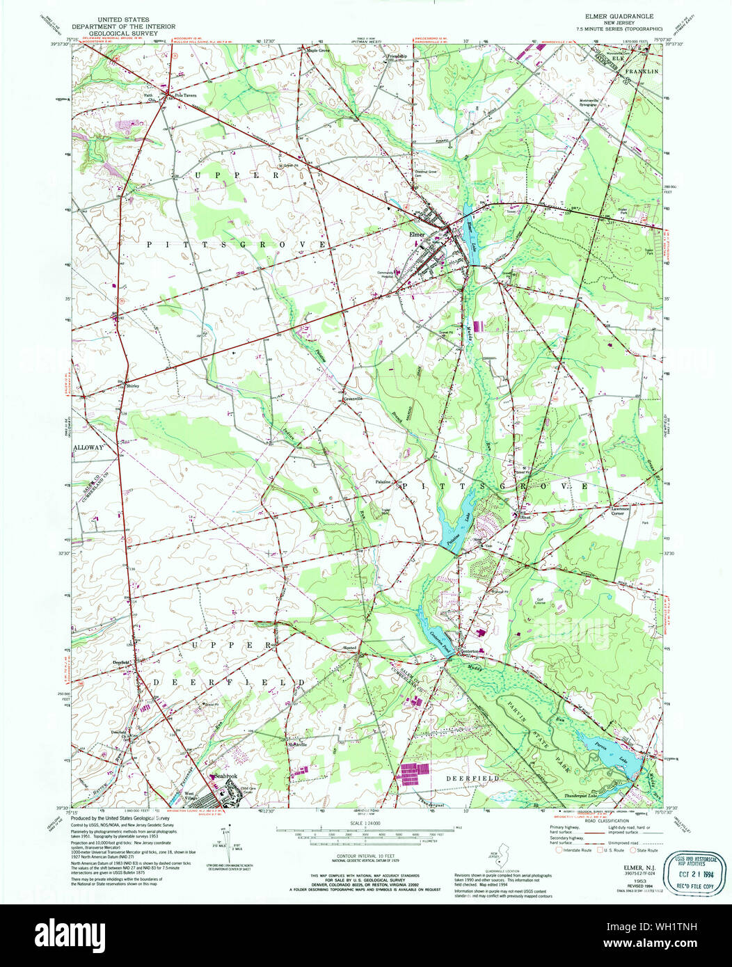 Map of elmer hi-res stock photography and images - Alamy
