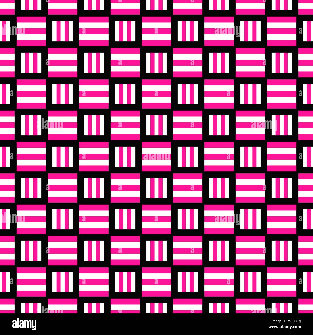 Seamless geometrical square pattern design background - color vector ...