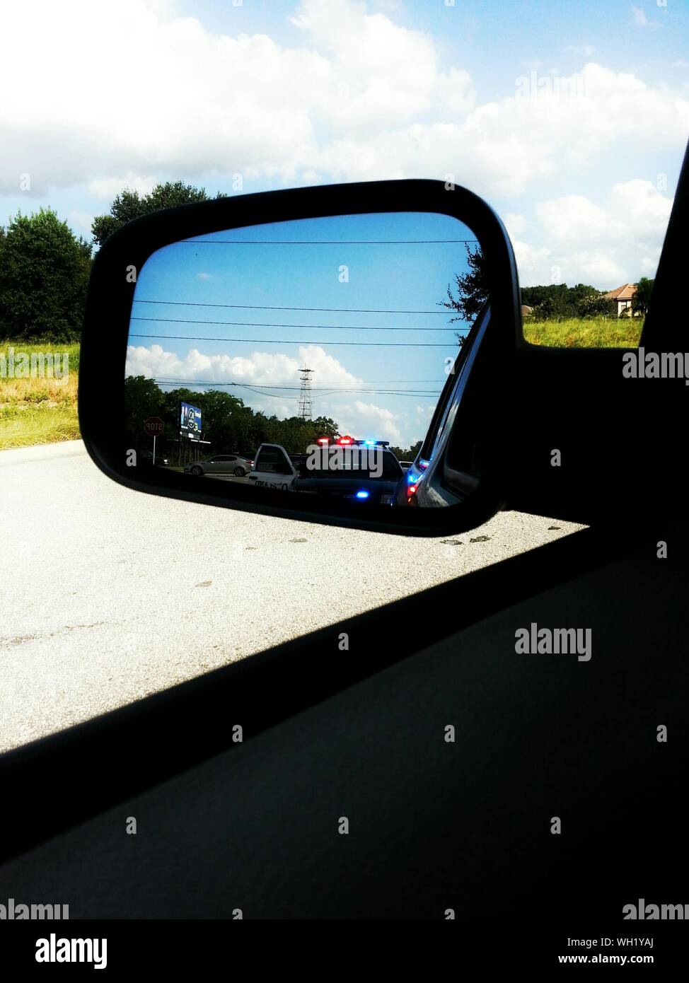 Side view police car hi-res stock photography and images - Alamy