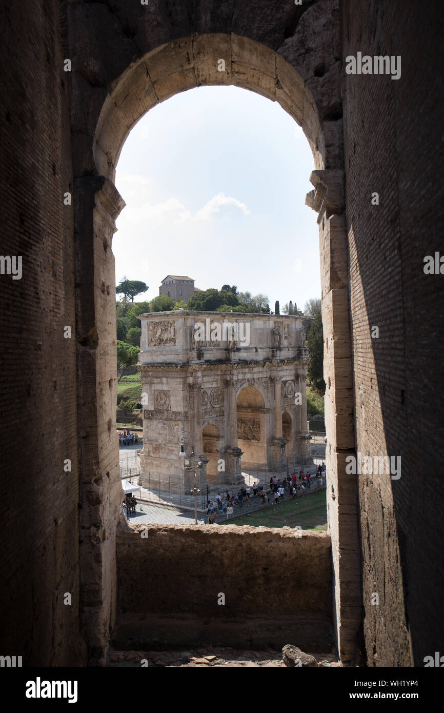 Seen through archway hi-res stock photography and images - Alamy