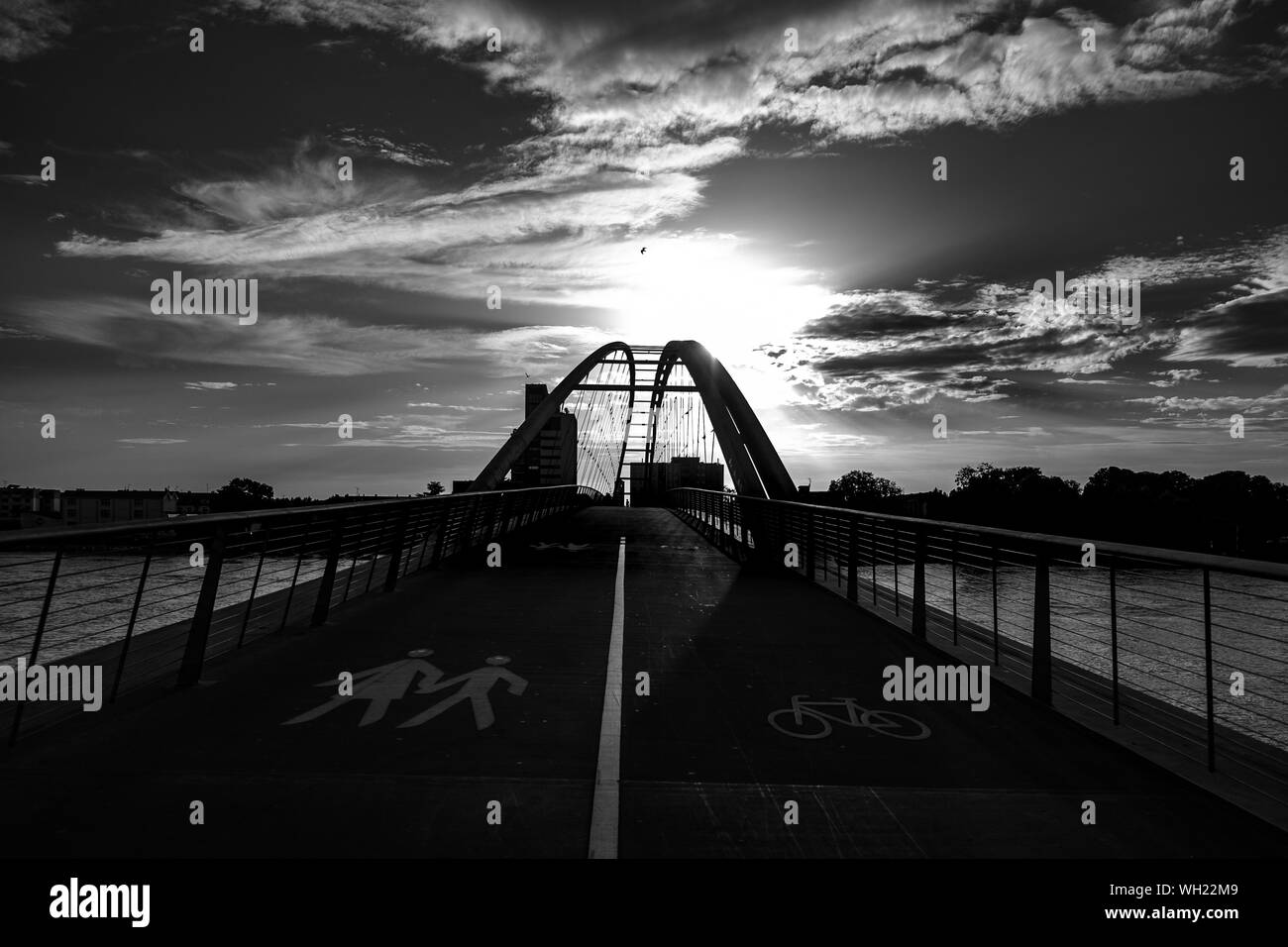 Three countries bridge hi-res stock photography and images - Alamy