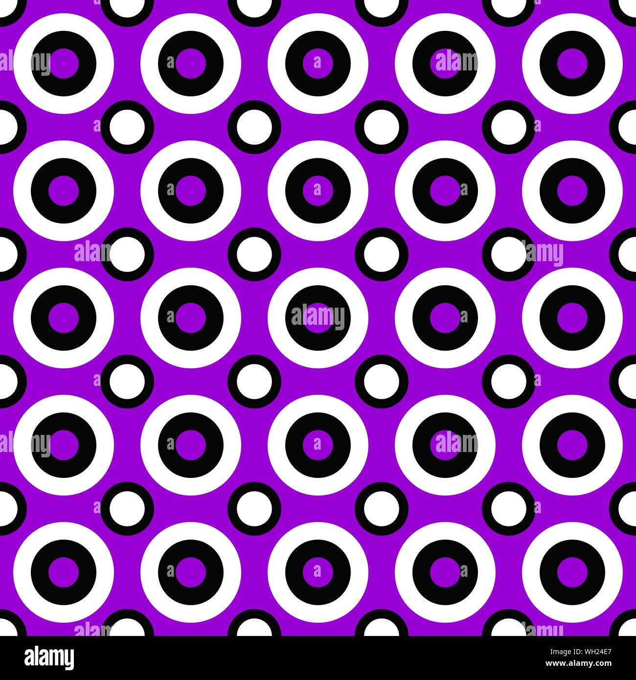 Abstract Seamless Circle Pattern Background Design Color Vector