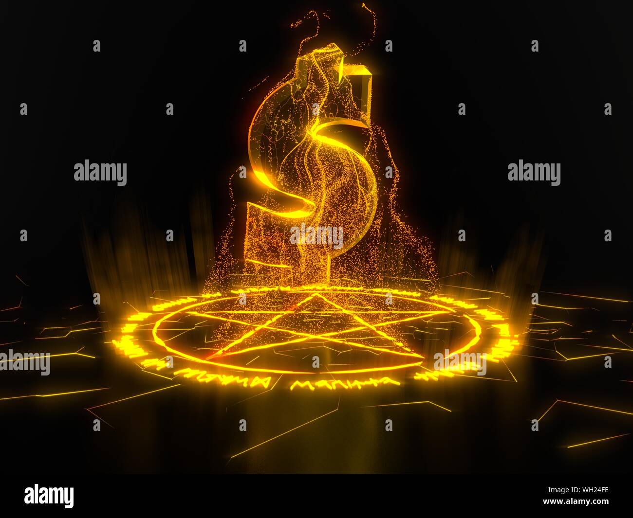 Demonic Summoning Symbols Glowing Demon Summoning Circle Photos