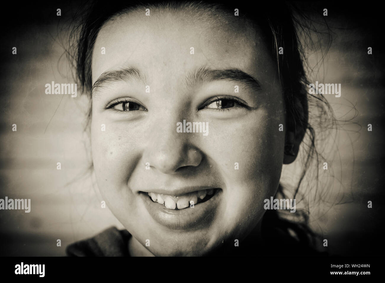 Women smile feature hi-res stock photography and images - Alamy