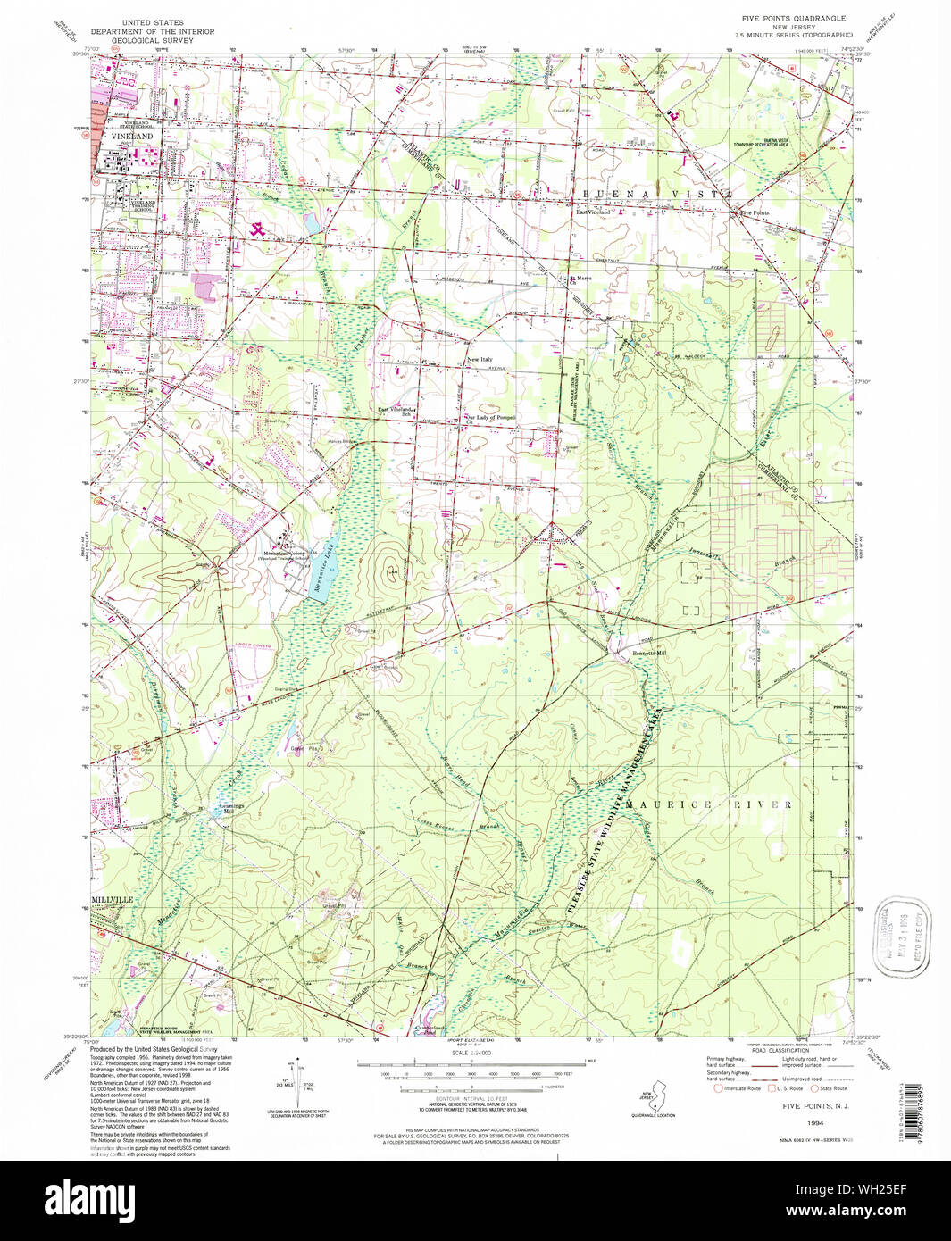 Five points map hi-res stock photography and images - Alamy