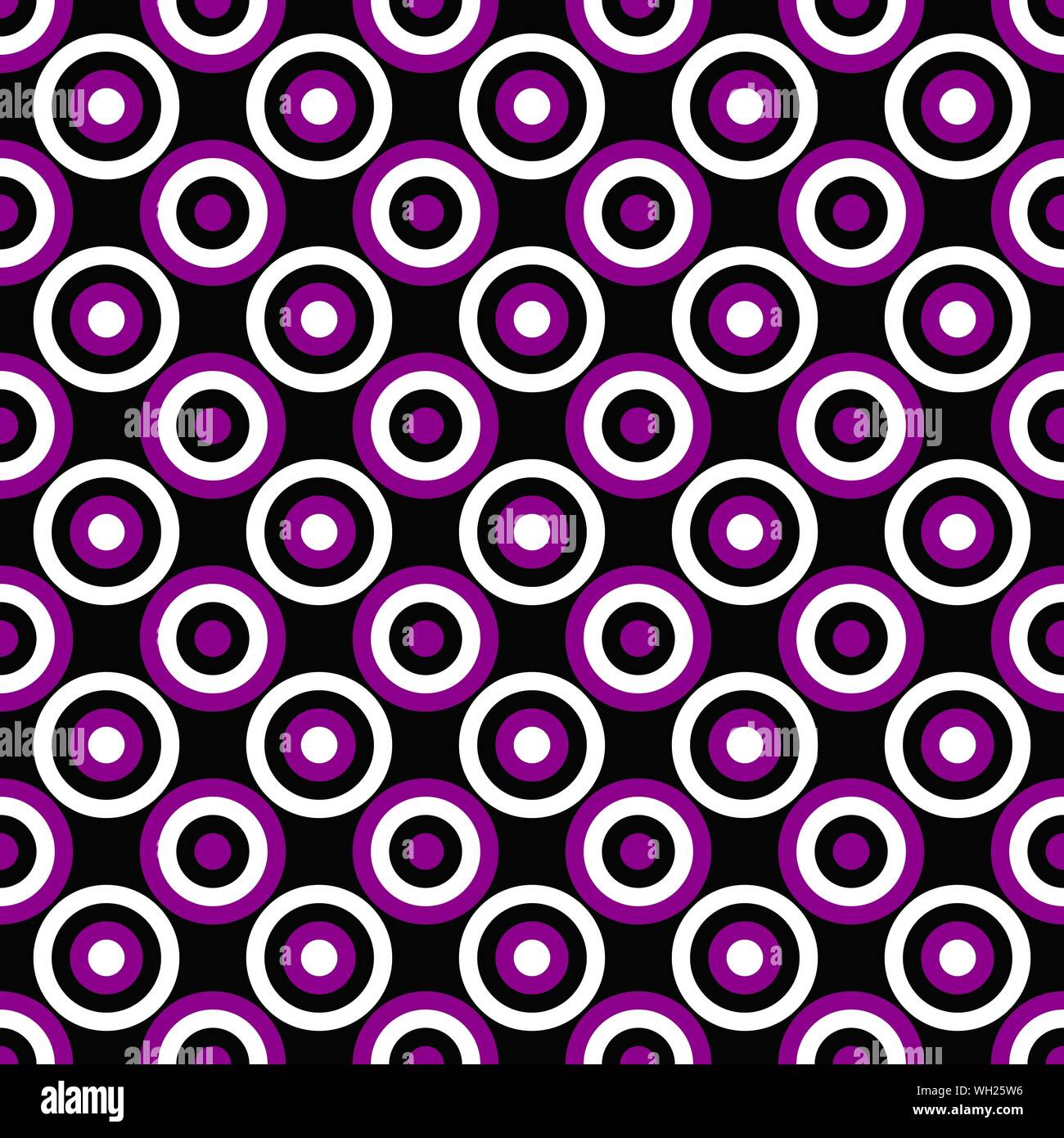 Abstract Repeating Circle Pattern Design Background Colored Vector Graphic Stock Vector Image