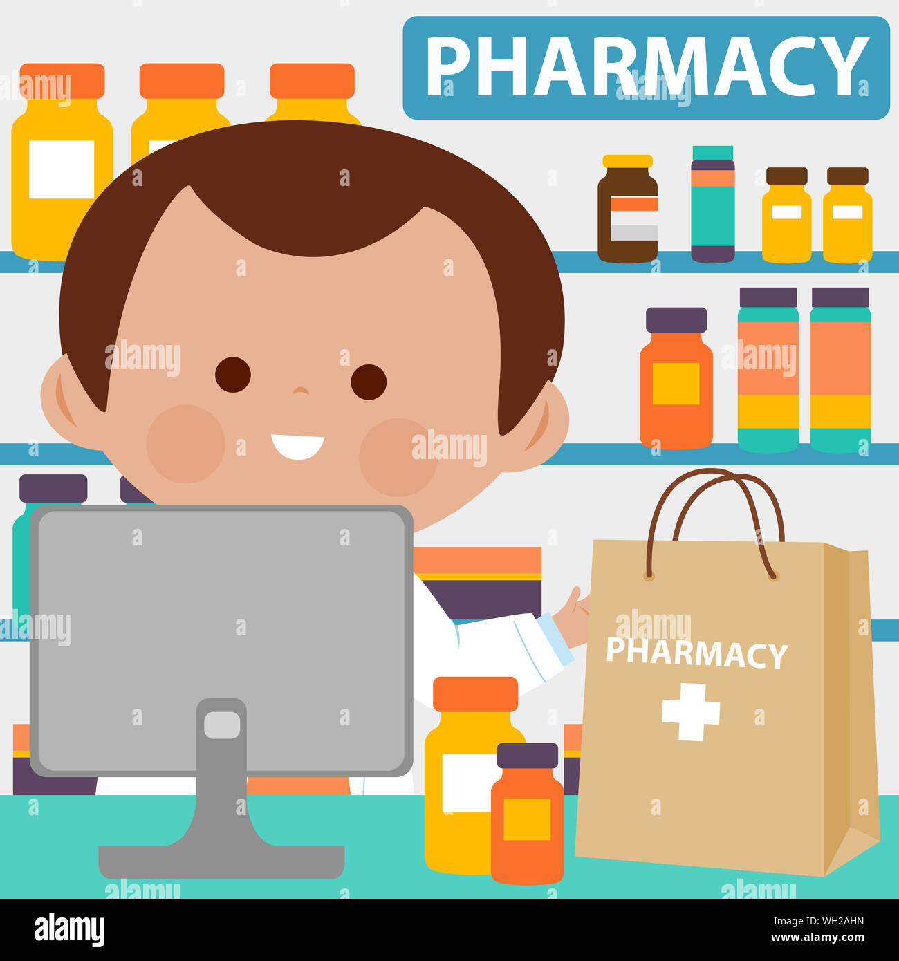 Pharmacy bag hi-res stock photography and images - Alamy