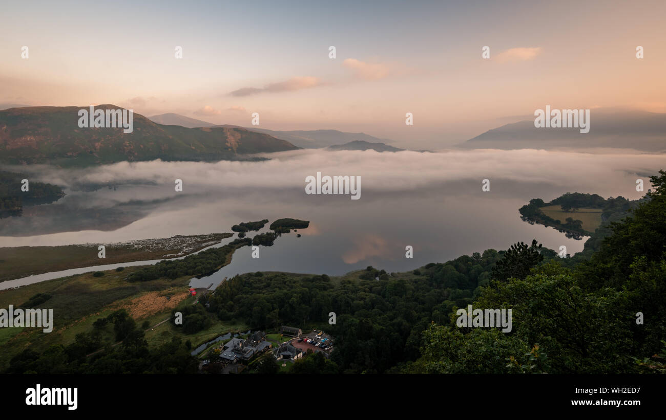 Sunrise from Surprise View, Lake District National Park Stock Photo - Alamy
