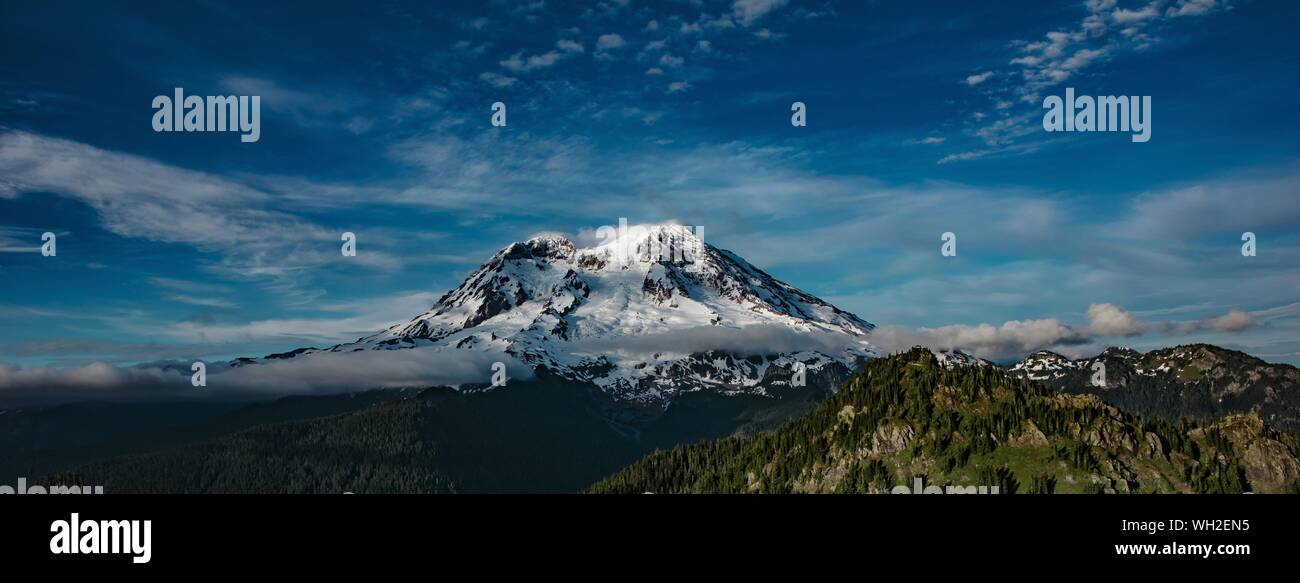Mt Rainier Panoramic High Resolution Stock Photography and Images - Alamy