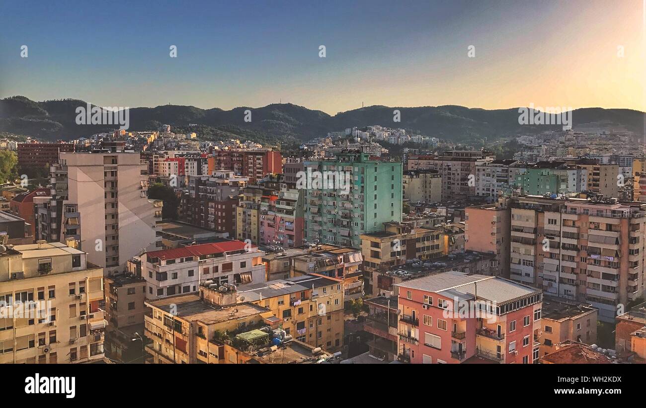 Aerial view of tirana hi-res stock photography and images - Alamy